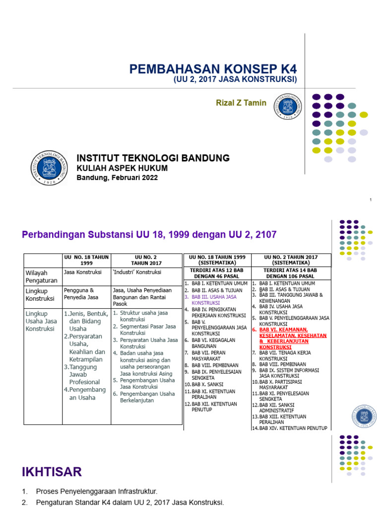 02c - Pembahasan Konsep K4 - UU 2, 2017 - Feb 22 | PDF | Seni | Teknologi & Rekayasa