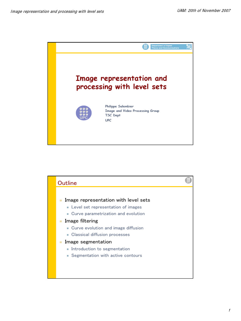 Image Representation and Process | PDF | Image Segmentation | Curvature