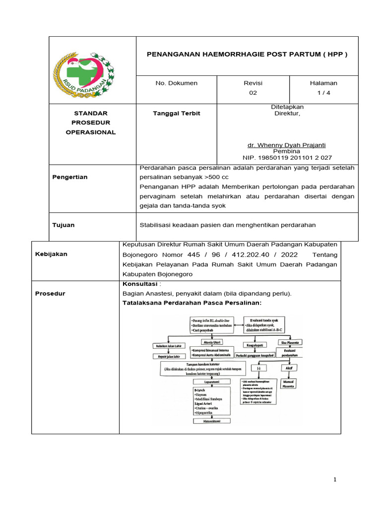 Penanganan HPP 2024 | PDF