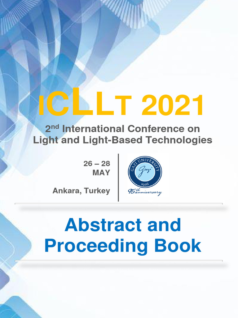 Abstract and Proceeding Book Icllt 2021 7 | PDF | Thin Film | Laser
