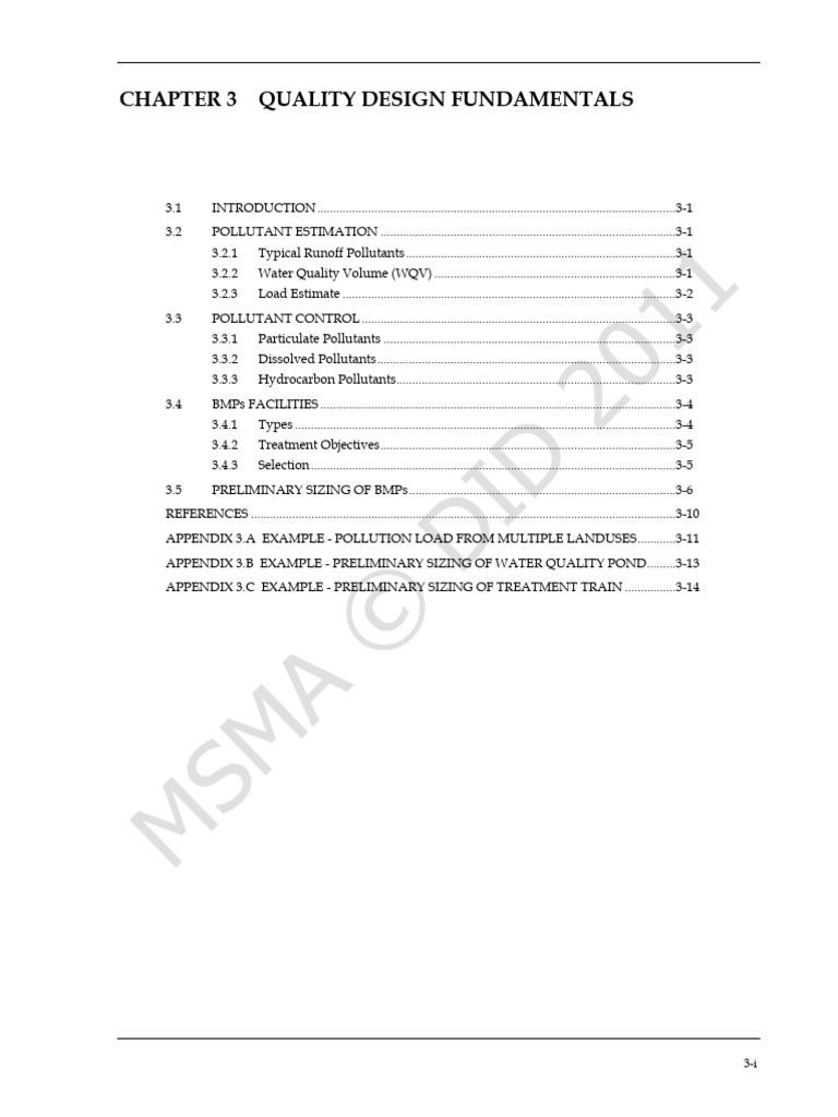 Chapter 3 - Quality Design Fundamentals | PDF | Water Pollution | Stormwater