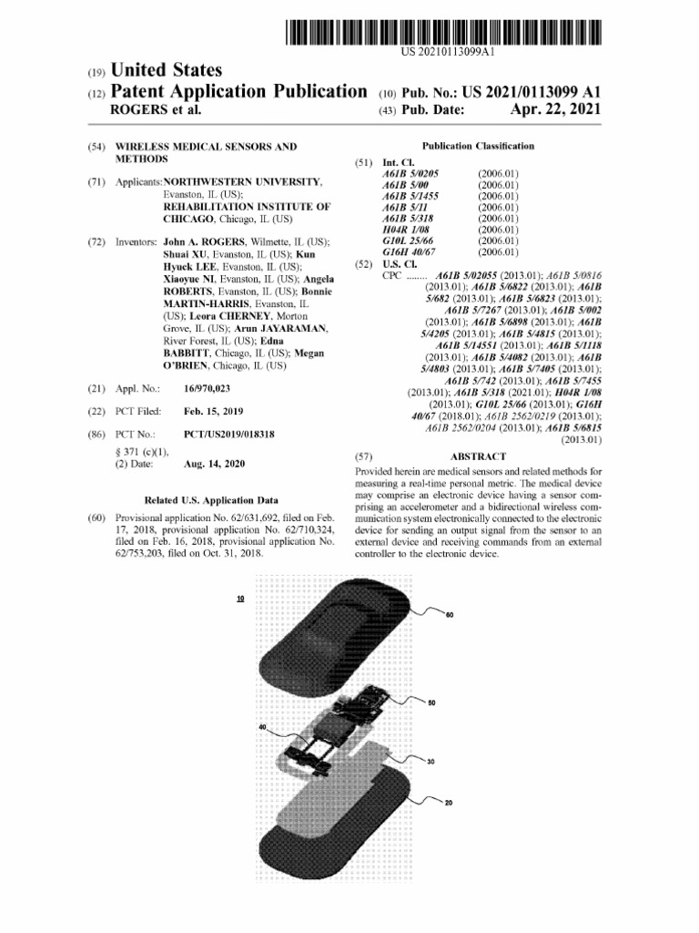 Wireless Medical Sensors Overview | PDF