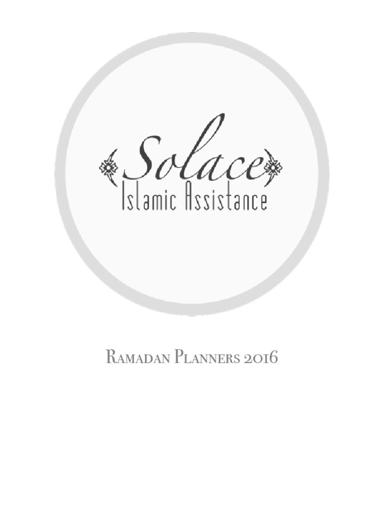 Planners Ramadan | PDF