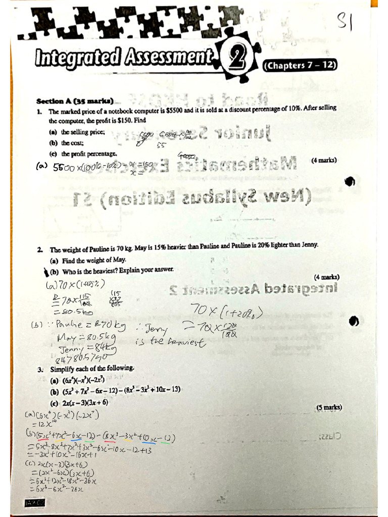 Mathematics Paper | PDF