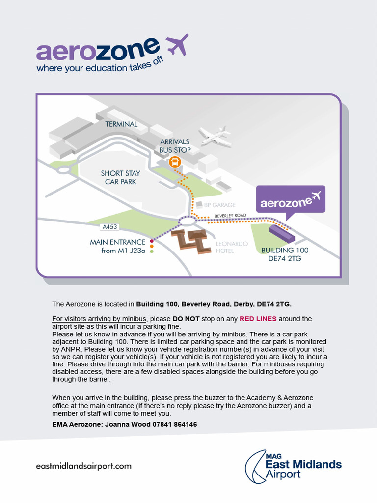 EMA Aerozone Map For Minibuses | PDF