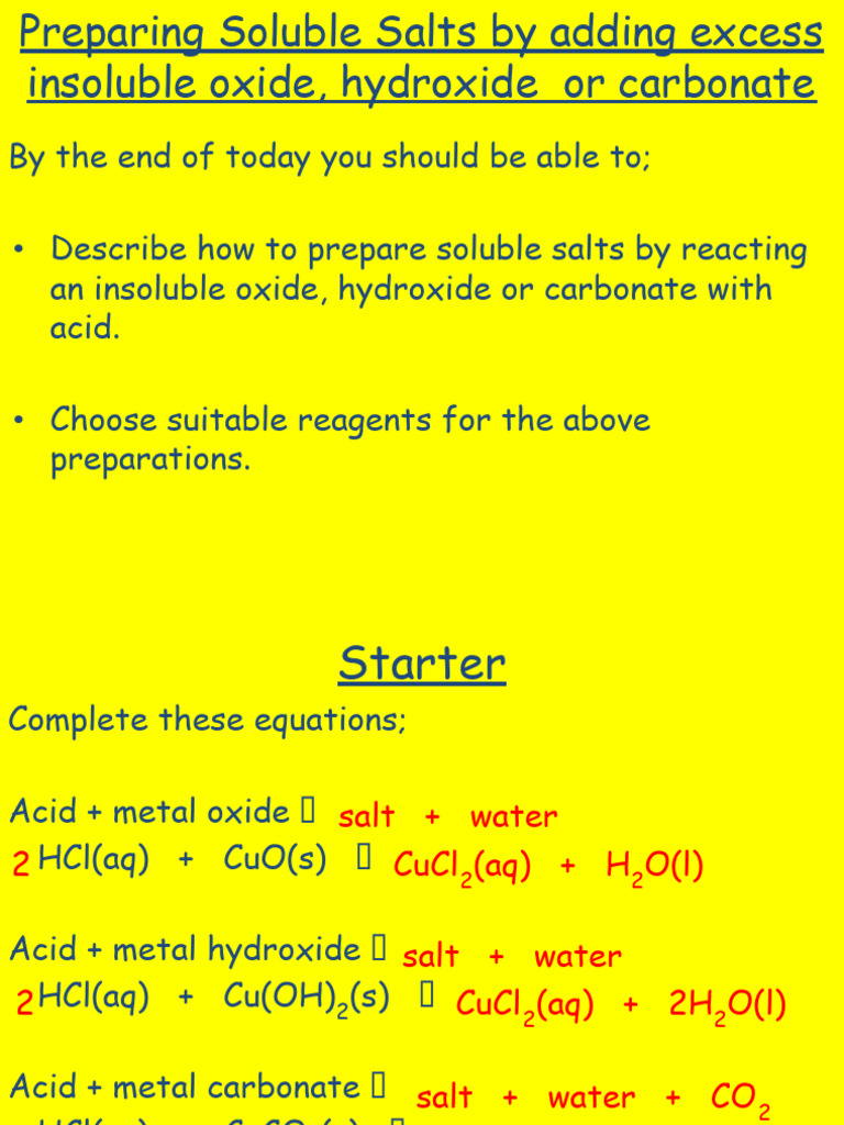 Chemistry IGCSE Summary | Download Free PDF | Hydroxide | Solubility
