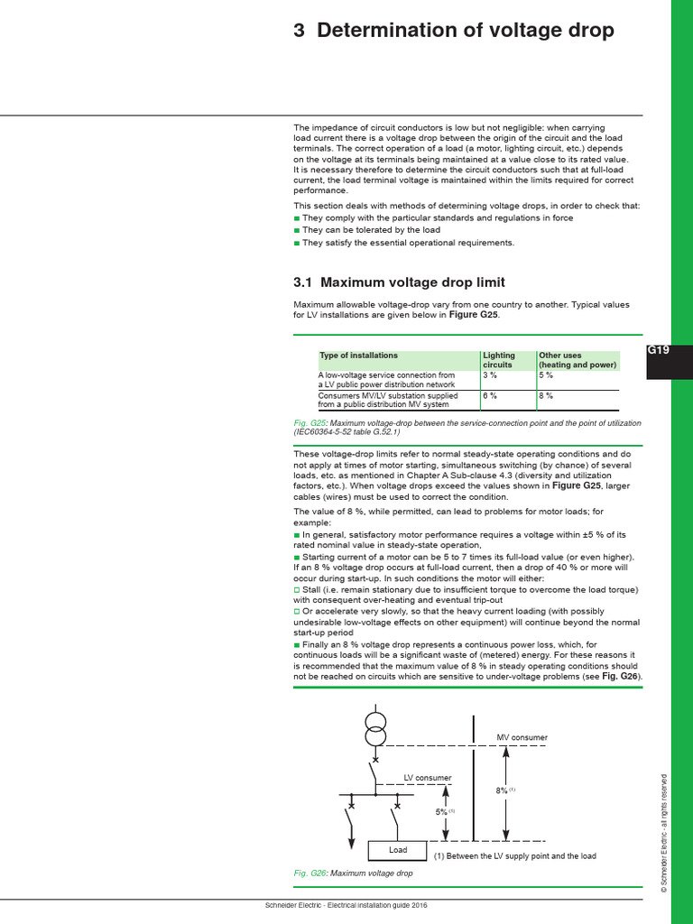 Voltage Drop Calculation Guide | PDF | Electric Power Distribution ...