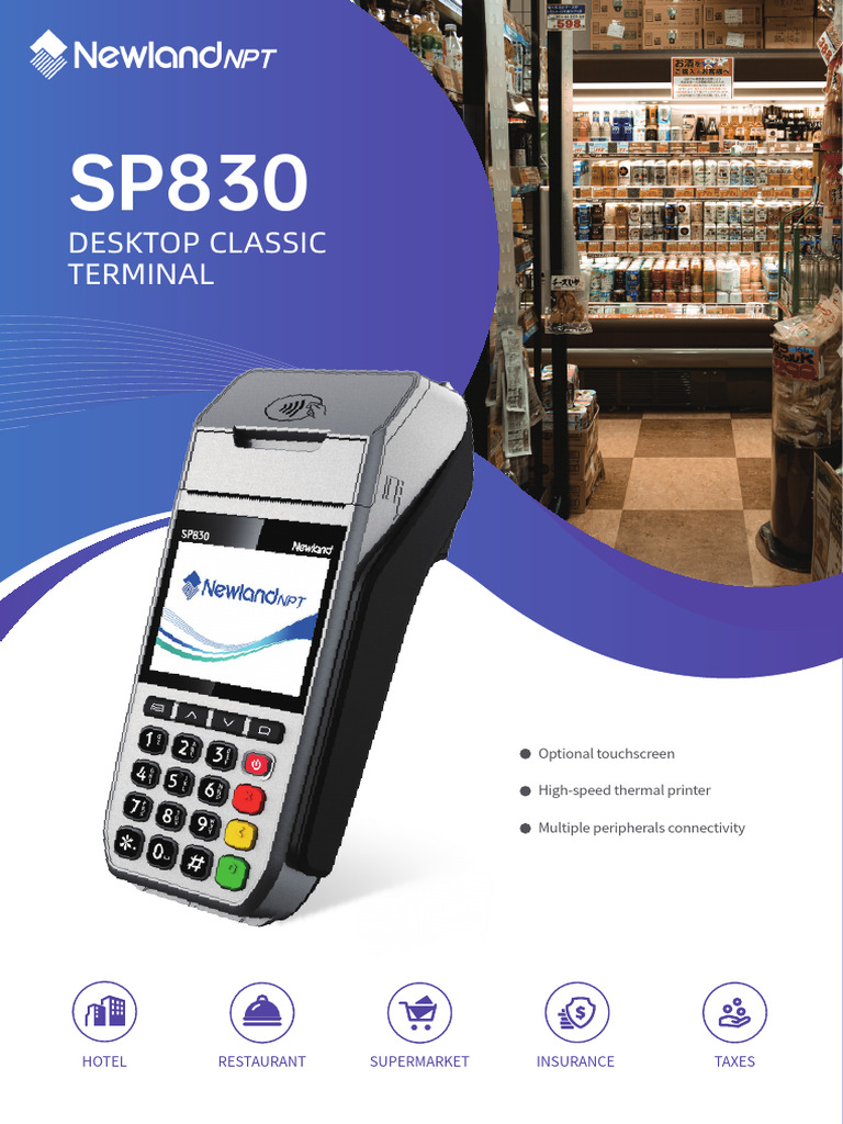 SP830 - DATASHEET | Download Free PDF | Usb | Emv