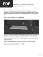 AVEVA E3D Structure Import Procedure | PDF