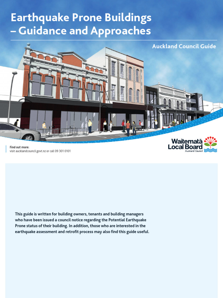 Earthquake Prone Building Guide | PDF | Earthquakes | Fault (Geology)