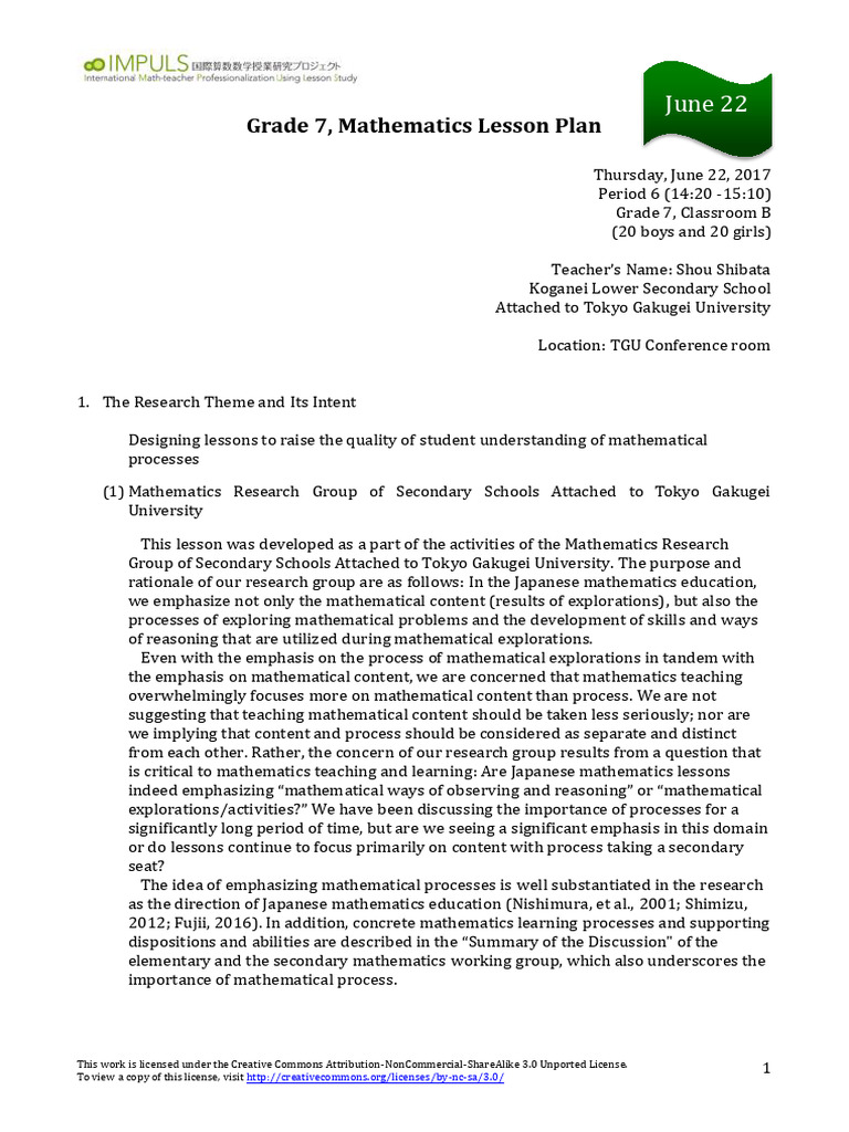 0622 Grade7KoganeiJHS | PDF | Mathematics | Equations