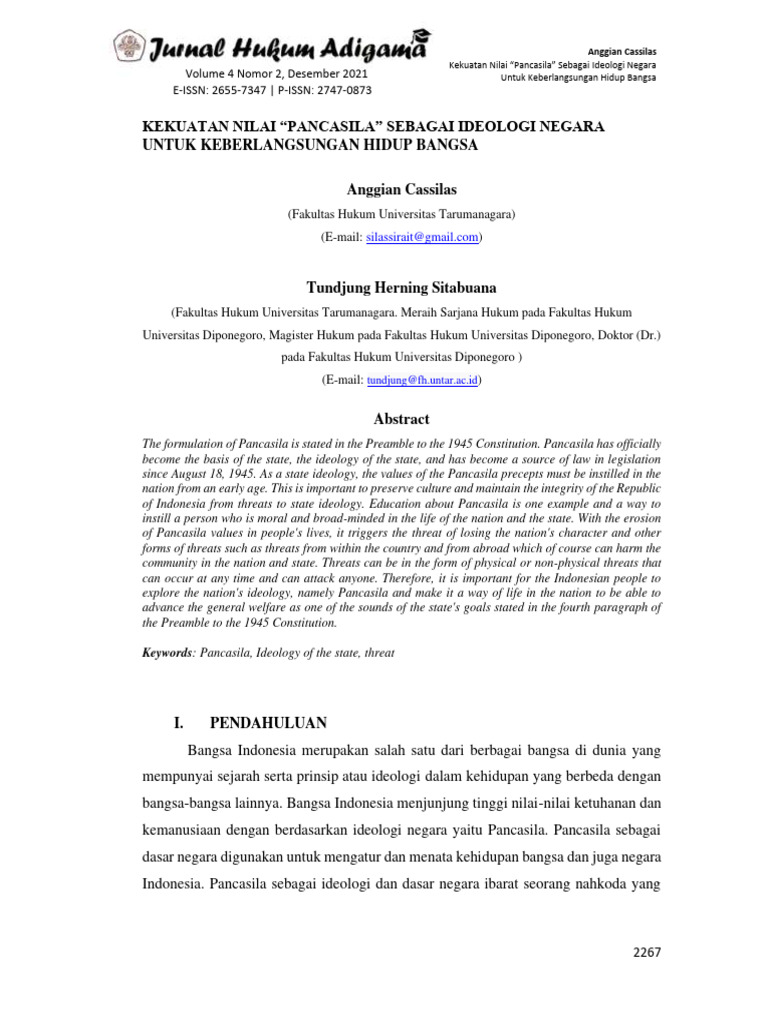 Jurnaladm, 2267 - 2285 Anggian Cassilas | PDF | Agama & Spiritualitas