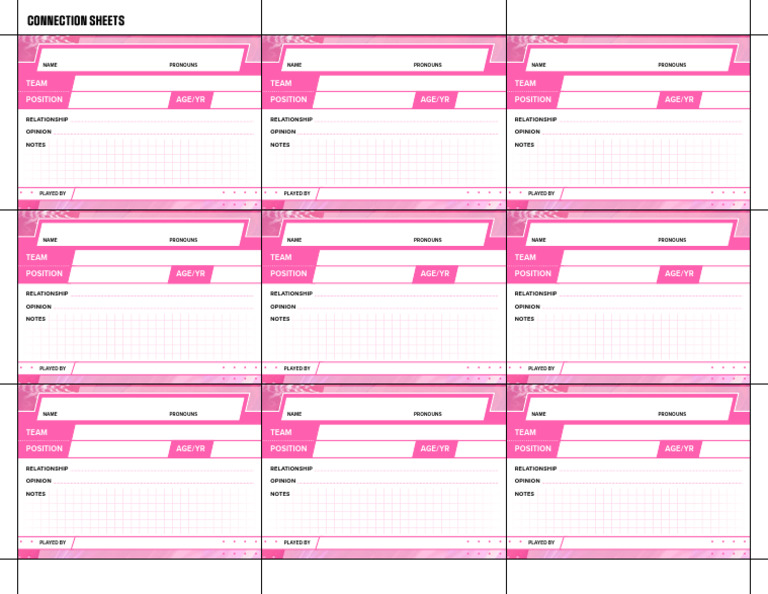 FWS - Connections Sheets | PDF