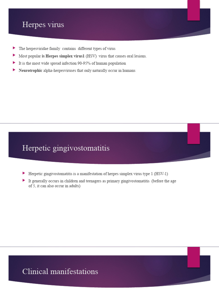 Herpes Primary, Recurrence | PDF | Diseases And Disorders | Cutaneous ...