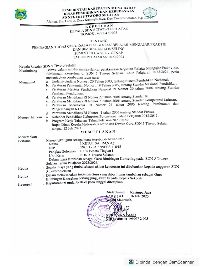 SK - Bk.i Ketut Salin | PDF