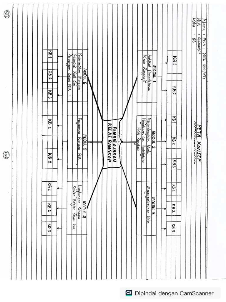Peta Konsep PKR Riski Nur Cahyati | PDF