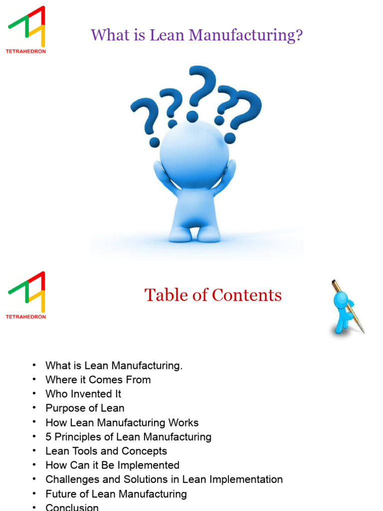 Introduction to Lean Manufacturing | PDF | Lean Manufacturing | Economy ...