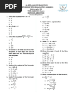 Indices Exam Questions | PDF | Mathematics | Mathematical Objects