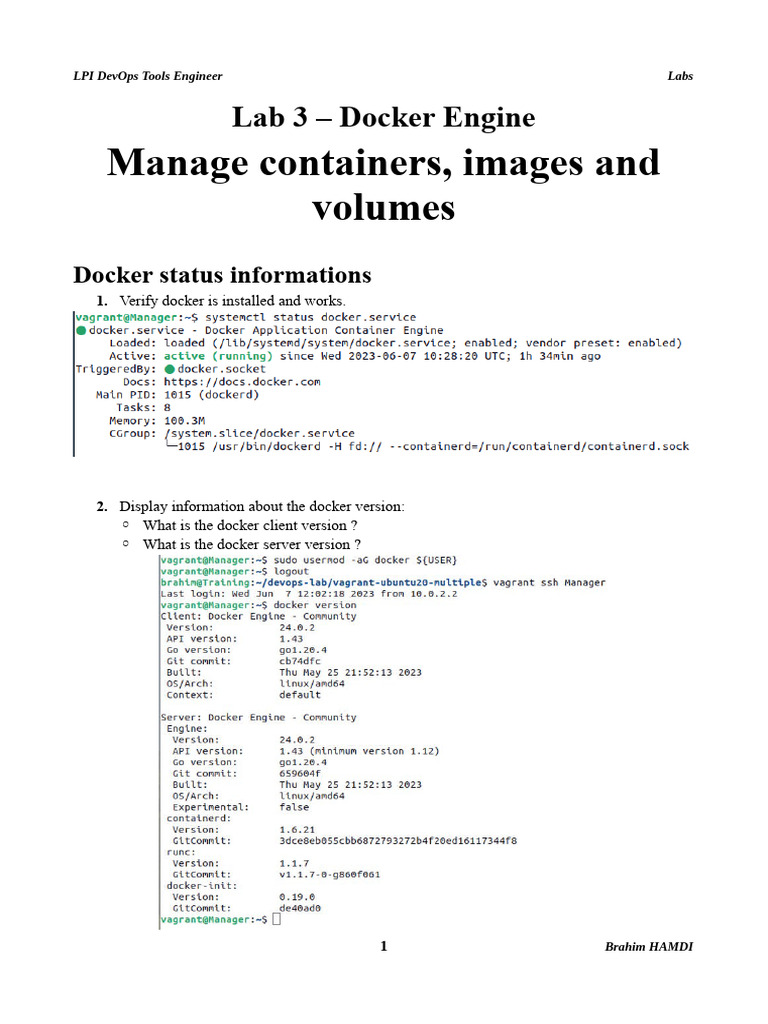 Lab3 Docker | PDF | World Wide Web | Internet & Web
