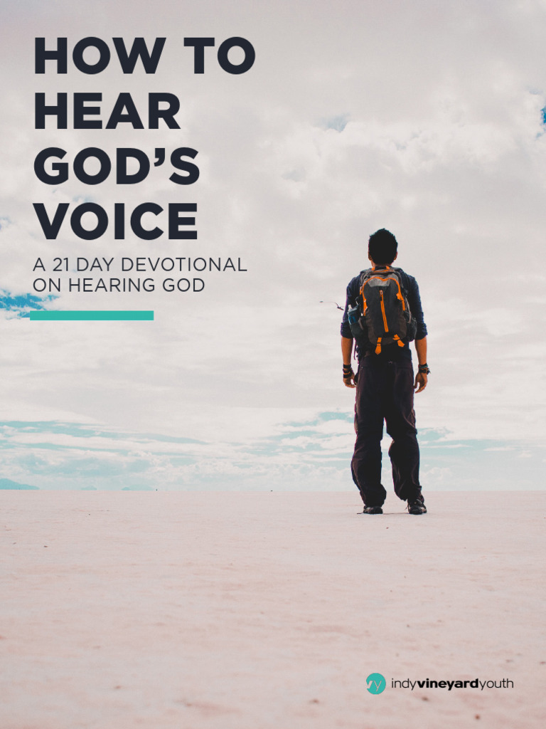 21 Day Devotional To Hear God S Voice Pdf Prayer God