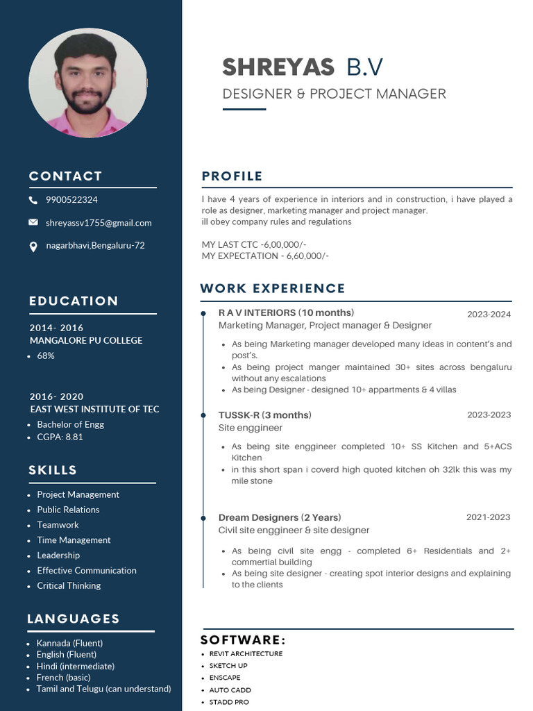 SHREYAS RESUME AND PORTFOLIO - Compressed | PDF | Languages Of India
