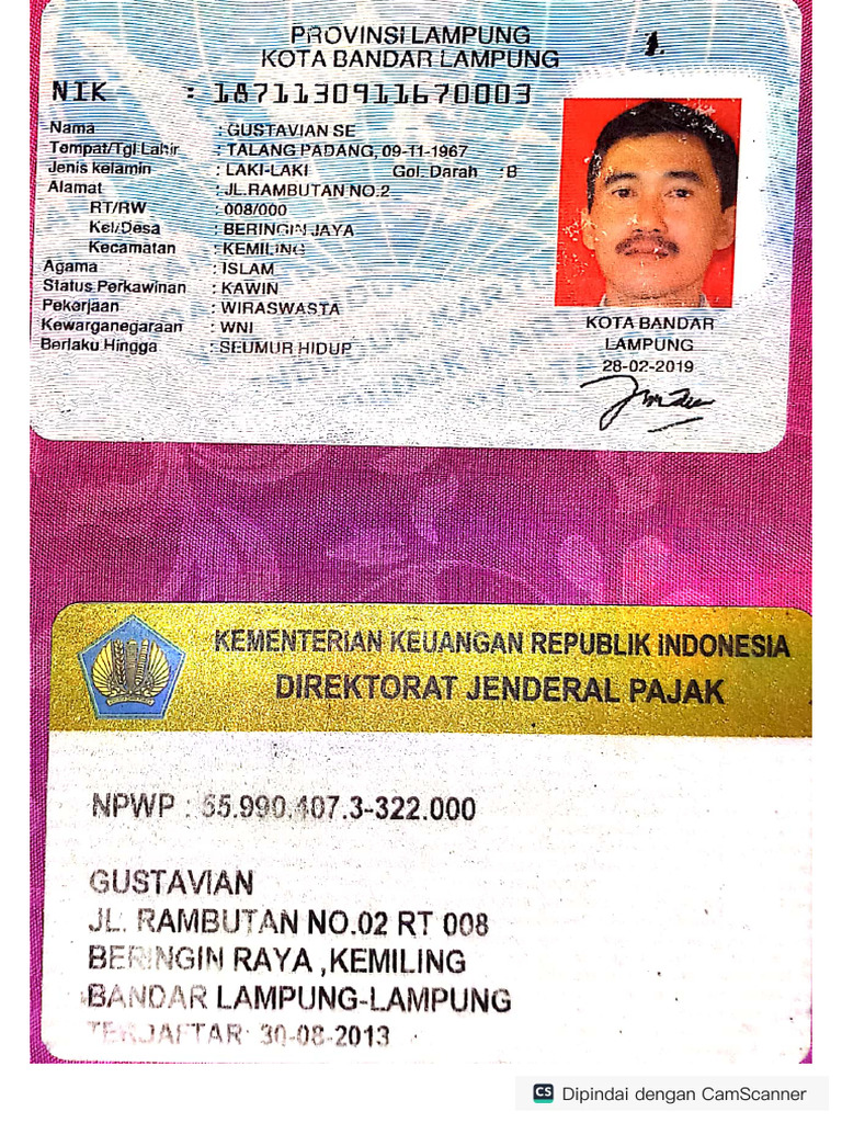 KTP + NPWP Agus | PDF