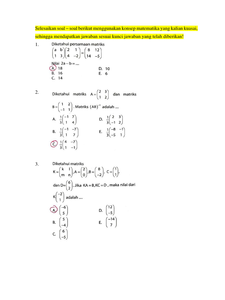 Analisis Matriks | PDF