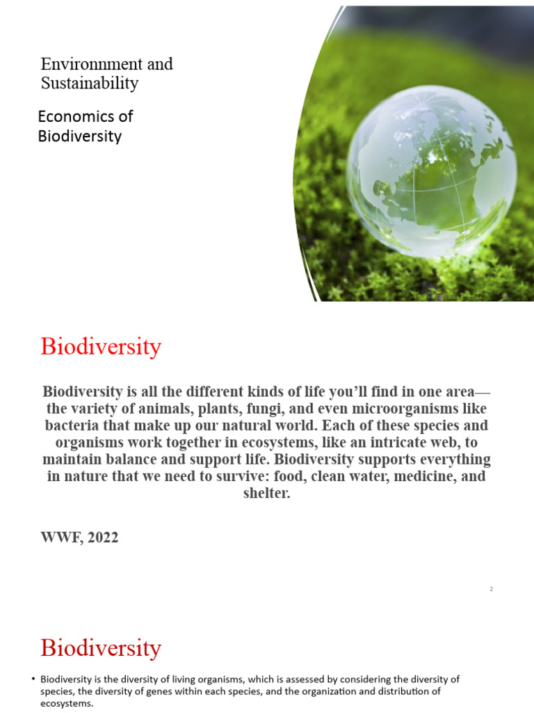 Environment and Sustainability Class II | PDF | Biodiversity ...