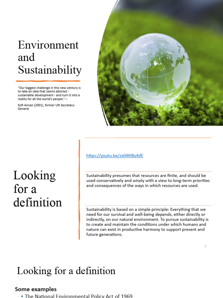 Understanding Sustainability Concepts | PDF | Sustainability | Capital ...
