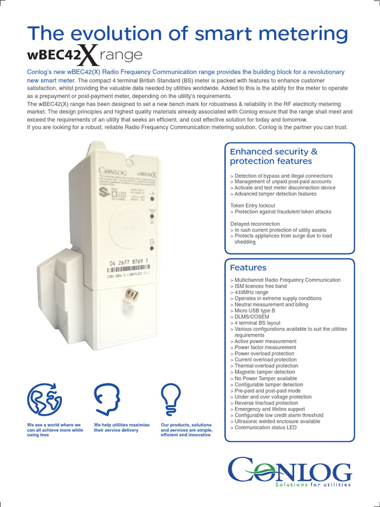 WBEC42X Product Brochure | PDF | Electric Power | Manufactured Goods
