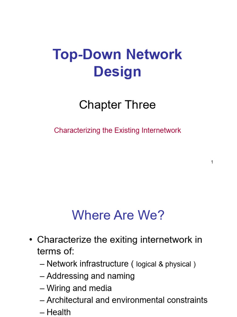 Chapter 3 Characterizing The Existing Internetwork | PDF | Computer Network | Ethernet