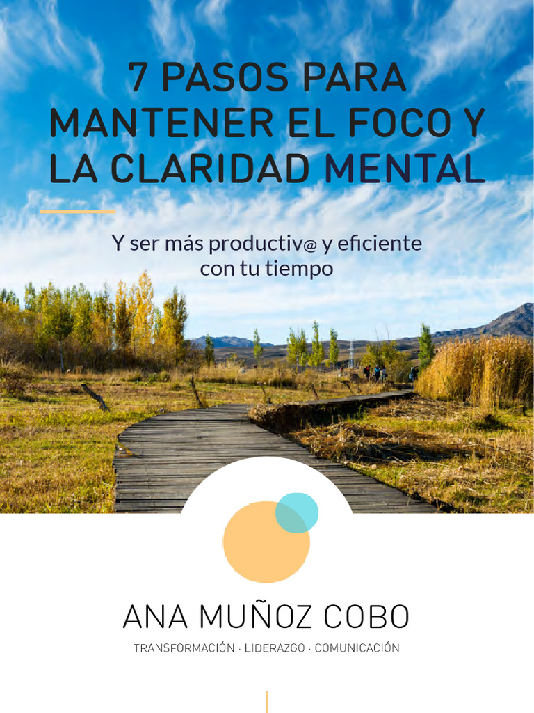 7 Claves para Mantener El Foco y La Claridad Mental | Descargar gratis PDF | Mente | Las emociones
