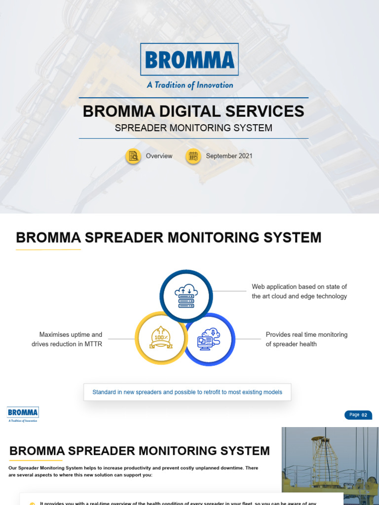 Bromma SMS General Presentation 2021 (Eng) | PDF | Cloud Computing | Information Age
