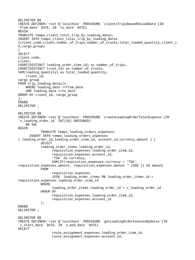 PROCEDURE | Download Free PDF | Computer Programming | Databases