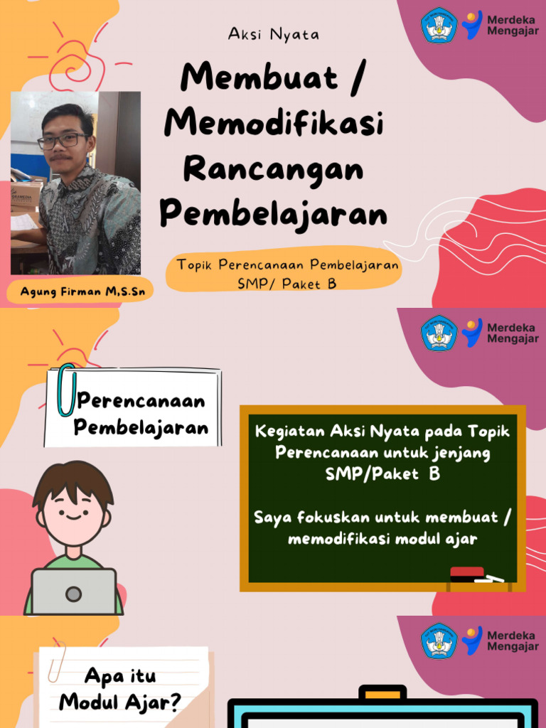 Membuat Memodifikasi Rancangan Pembelajaran | PDF