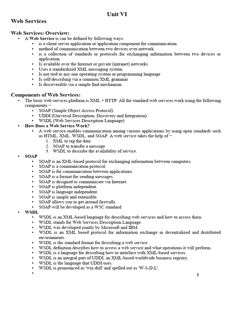 Unit 6 MWA | PDF | Web Service | Soap