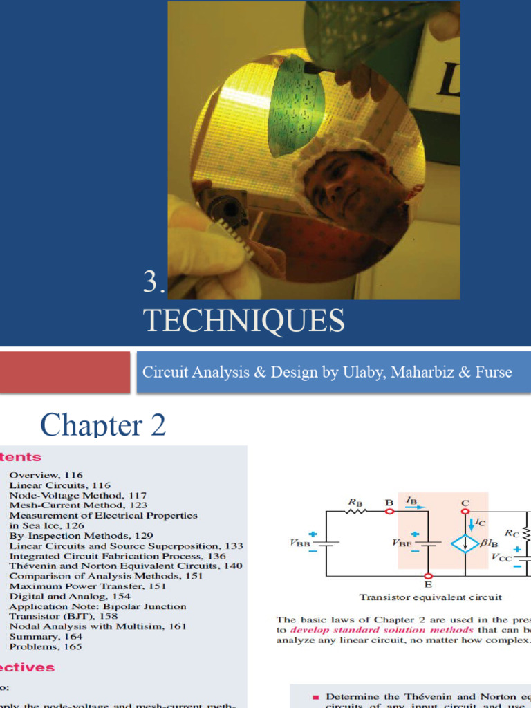 Chapter 3 Analysis Techniques | PDF | Electrical Network | Electromagnetism Chapter 3 Analysis Techniques | PDF | Electrical Network | Electromagnetism