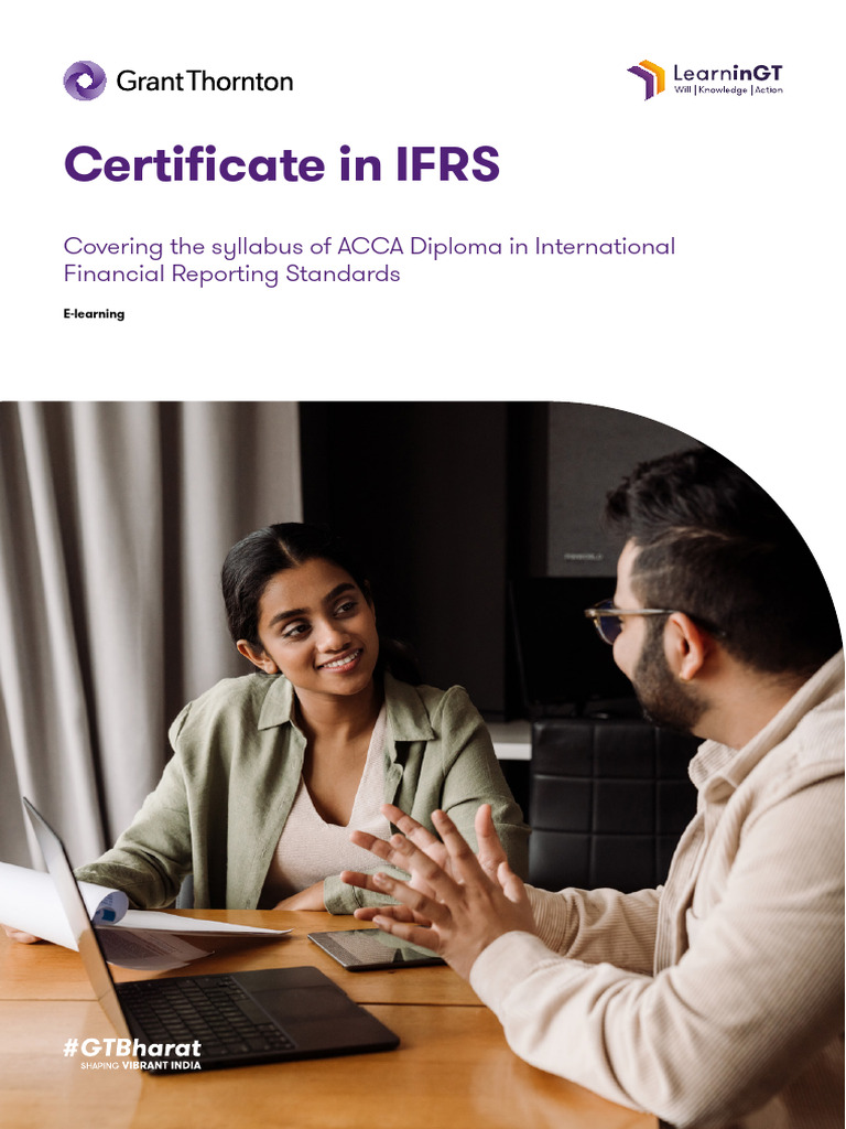 Certificate in IFRS Elearning | PDF | International Financial Reporting ...