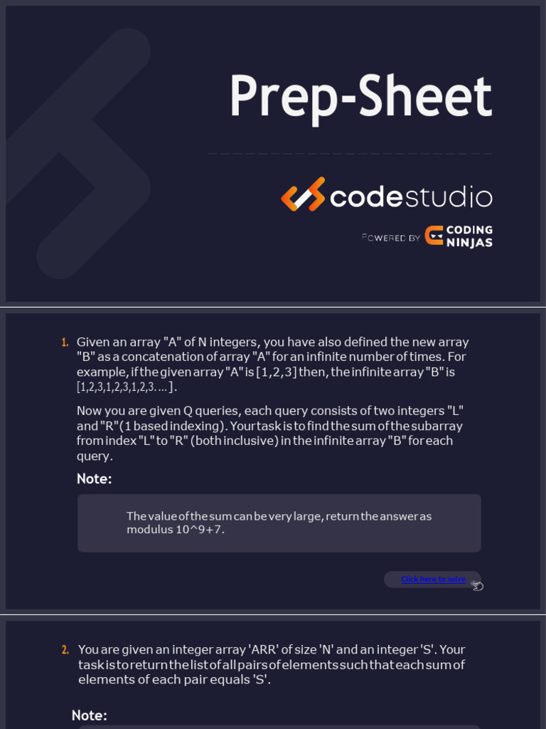 Prep Sheet | PDF | Permutation | Matrix (Mathematics)