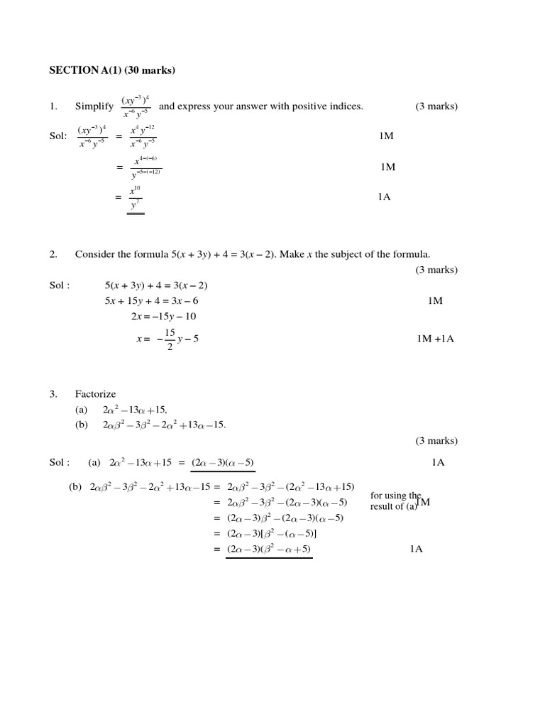 Math Problem Solutions and Explanations | PDF | Mathematics ...