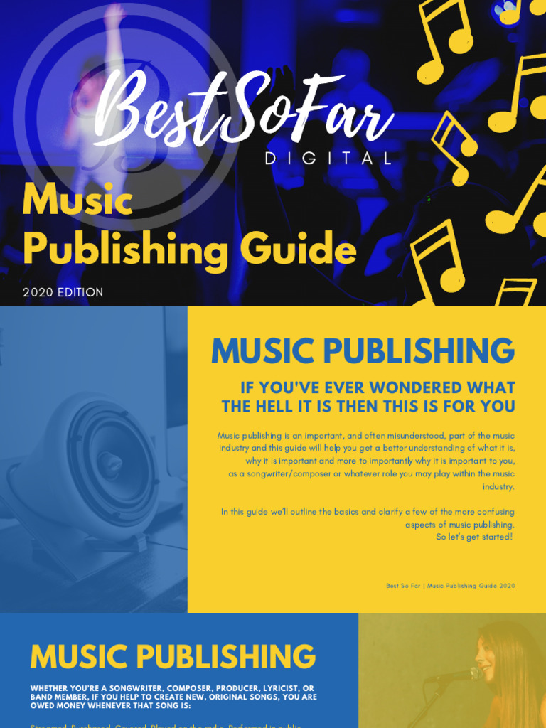 Best So Far Music Publishing Guide | PDF | Royalty Payment | Musical ...