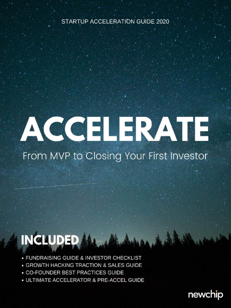 Accelerate - From MVP To Closing Your First Investor 2020 Update-Compressed | PDF | Corporate ...