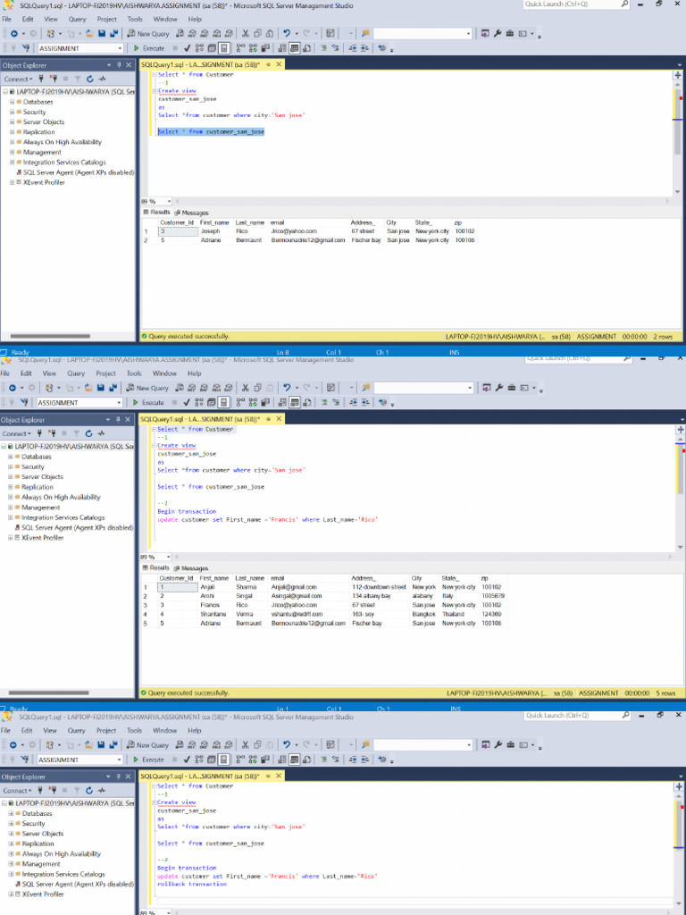 Assignment Transactions | PDF