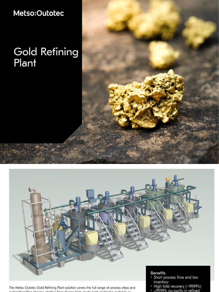 Metso Outotec Gold Refining Process | PDF | Gold | Silver