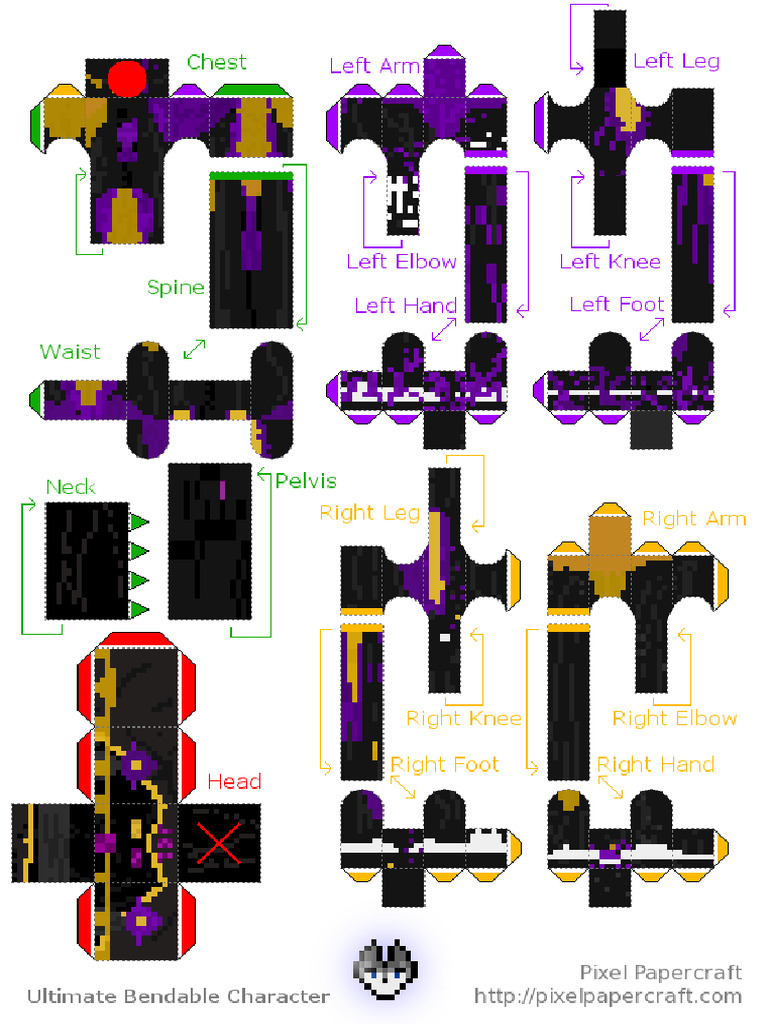 Minecraft Bendable Character | PDF