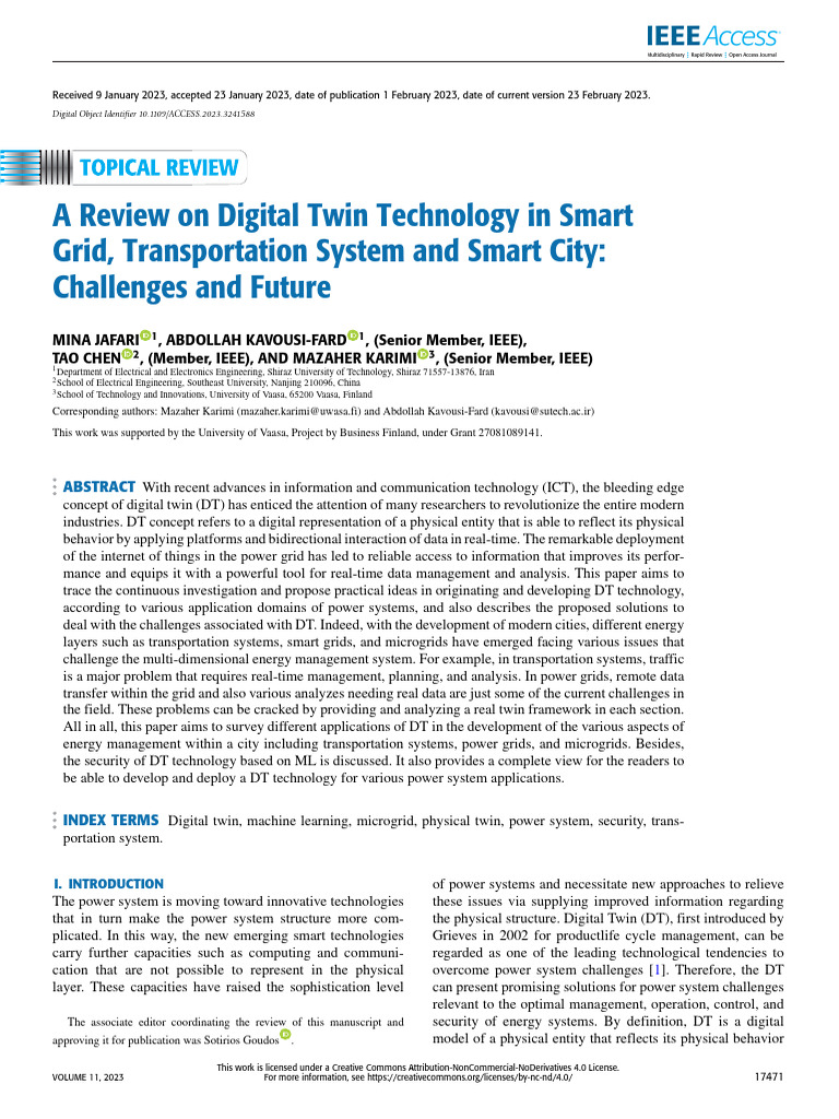 Digital Twin Technology in Smart Cities | PDF | Smart Grid ...