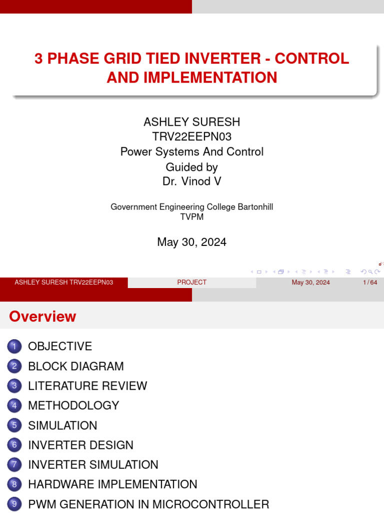 Phase 2 Project Prefinal Corrected | PDF | Power Inverter | Microcontroller