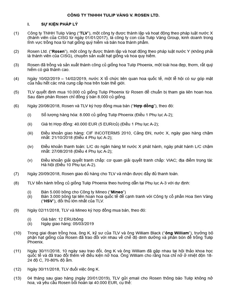 HĐMBHHQT - TLV v. Rosen. Vnqn.02 | PDF