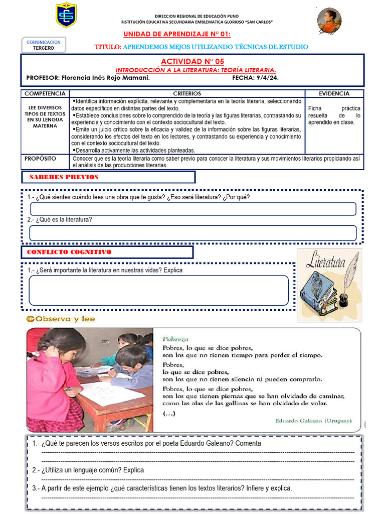 Actividad 5 | PDF | Maestros | Experiencia
