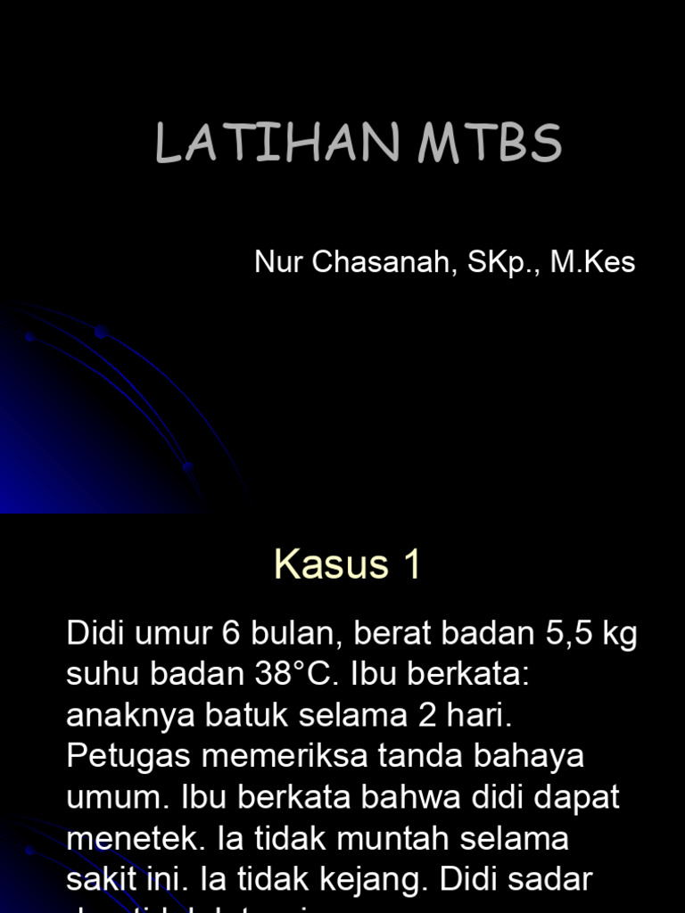 Latihan MTBS-1 | PDF